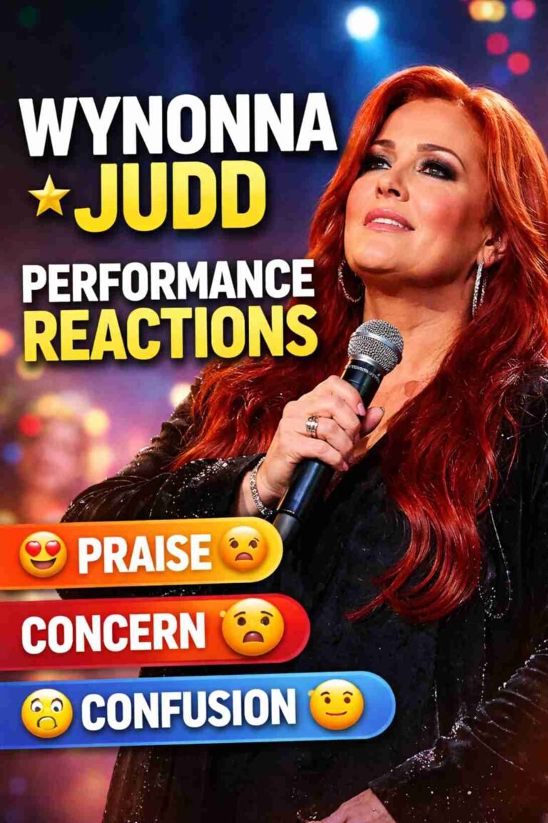 Wynonna Judd Performance Reactions